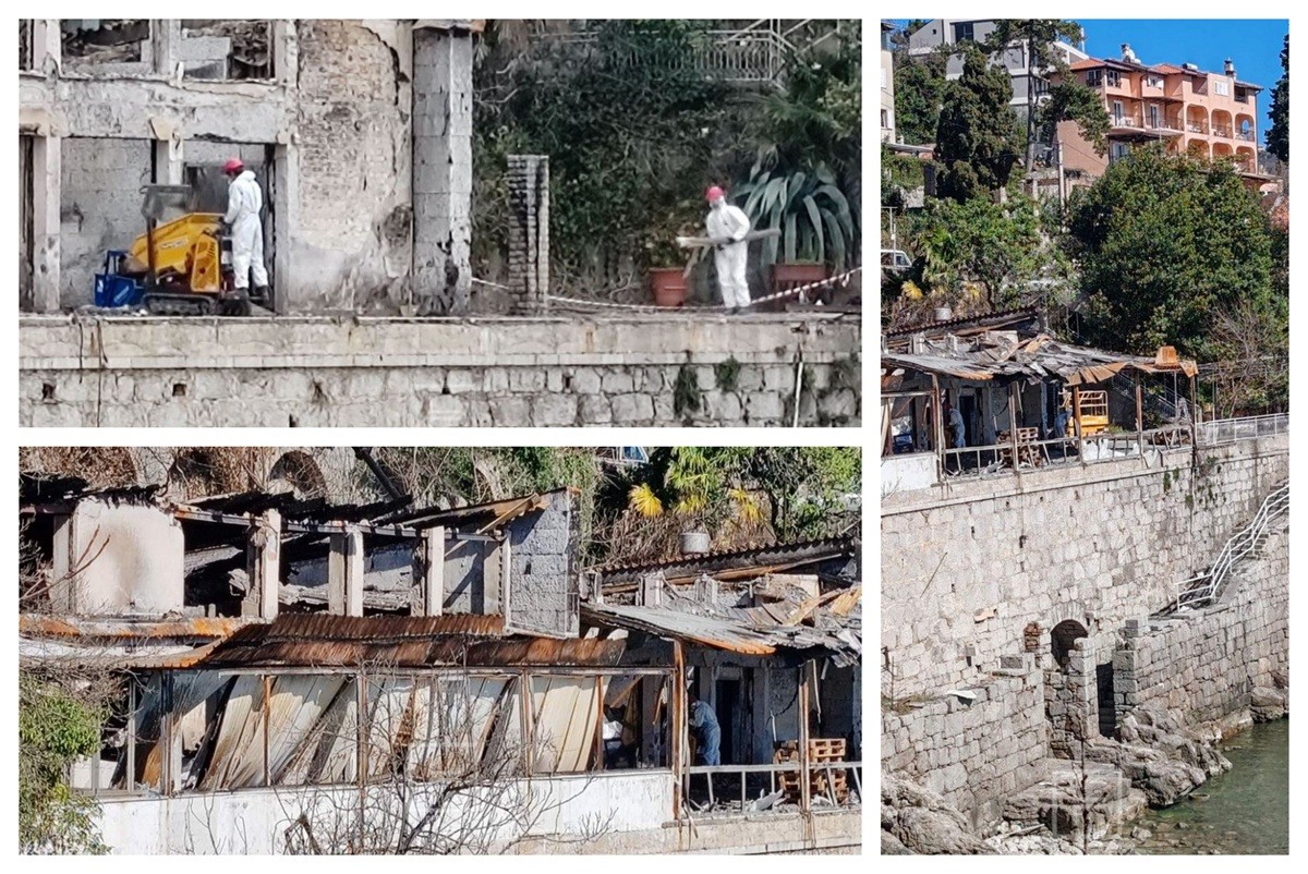 [FOTO] Raščišćava se prostor bivšeg restorana Amfora nakon velikog požara